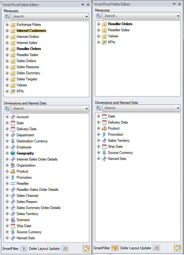 Smart Filtering for Pivot Tables | Varigence